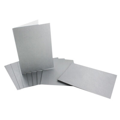 Silver Metallic Cards - 5 x 7 Inch From 0.50 GBP | The Works
