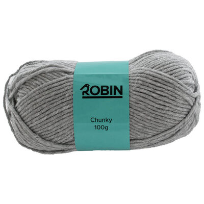 Robin Chunky: Silver Yarn 100g From 1.00 GBP | The Works