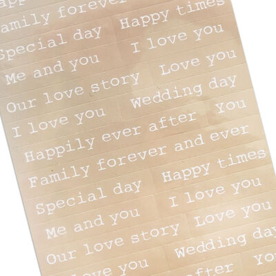 Love Sentiment Stickers From 0.50 GBP | The Works