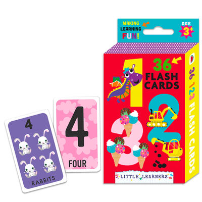123 Flash Cards By Little Learners | The Works