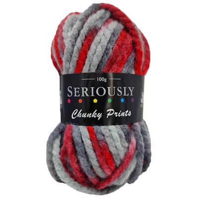 Cygnet Seriously Chunky Prints Robin Yarn 100g From 3.00 GBP | The Works