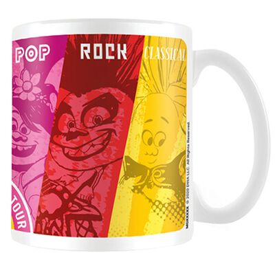 Trolls 2 Colourful Genres Mug From 0.50 GBP | The Works