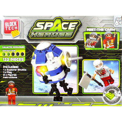Block Tech Space Heroes Set From 0.50 GBP | The Works
