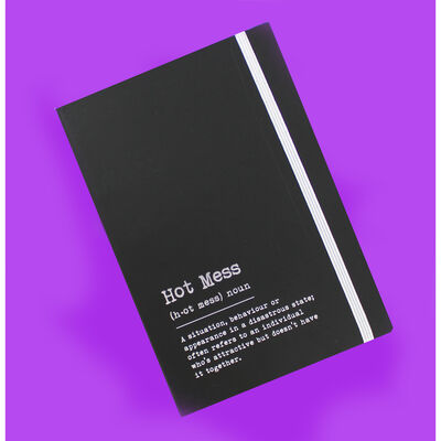 A5 Urban Dictionary Hot Mess Lined Notebook From 0.10 GBP | The Works