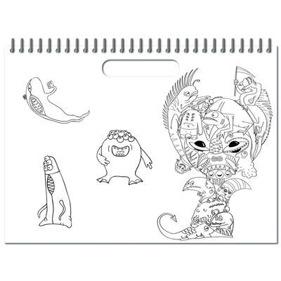 Aliens Doodle Colouring Book By North Parade Publishing | The Works