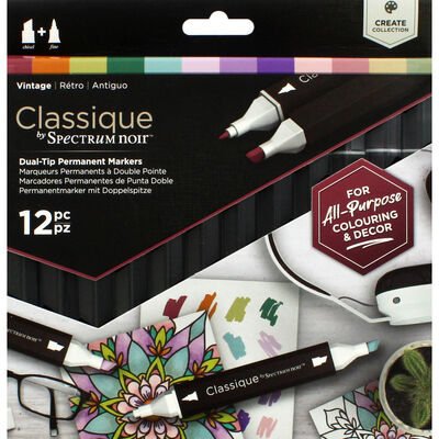 Spectrum Noir Classique - Vintage - 12 Pack From 9.00 GBP | The Works