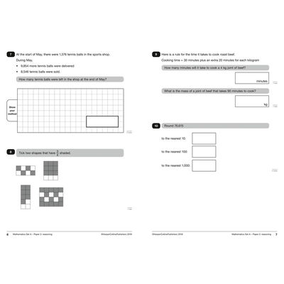 KS2 Maths: SATs Practice Test Papers By Collins KS2 | The Works