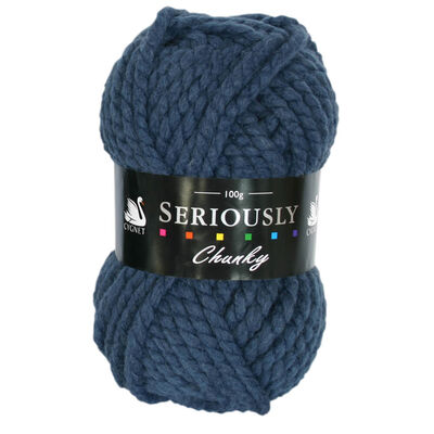 Cygnet Seriously Chunky Just Denim Yarn 100g From 3.00 GBP | The Works