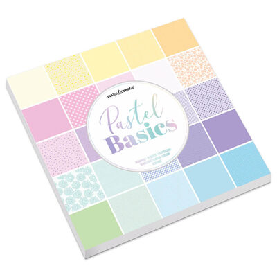 Pastel Basics Design Pad: 12 x 12 Inches From 4.00 GBP | The Works