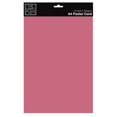 A4 Pastel Card: Pack of 15 From 1.00 GBP | The Works