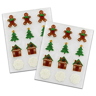 Gingerbread Stickers: Pack of 24 From 2.00 GBP | The Works