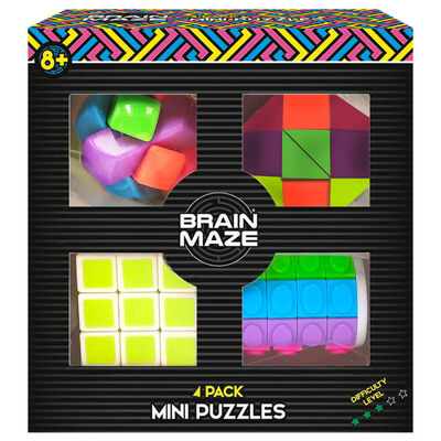 Brain Maze Mini Puzzles: Pack of 4 From 0.10 GBP | The Works