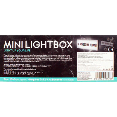 Mini Light Box From 0.50 GBP | The Works