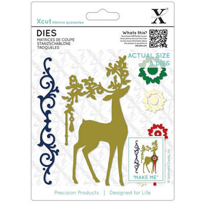 Ornate Reindeer Metal Cutting Die Set From 0.50 GBP | The Works