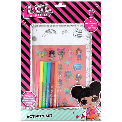 LOL Surprise A4 Colouring Activity Set From 0.50 GBP | The Works