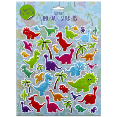 3D Puffy Stickers: Assorted From 0.50 GBP | The Works