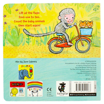 Numbers Life-the-Flap Board Book By Jane Cabrera | The Works