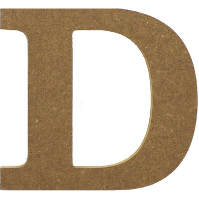 Small MDF Letter D From 0.25 GBP | The Works