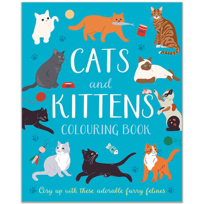 cats and kittens coloring book