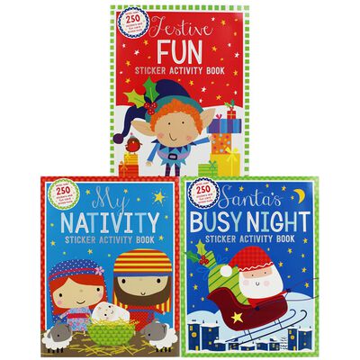 Christmas Sticker Fun: 6 Activity Book Bundle By Make Believe Ideas ...