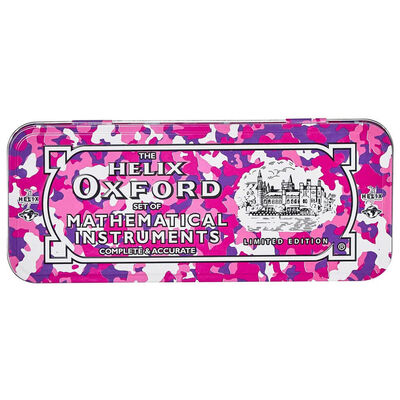 Helix Oxford Pink Camo Maths Set From 0.50 GBP | The Works