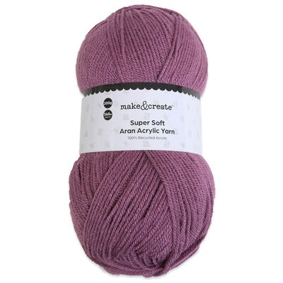 mauve wool