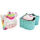 Unicorn Shaped Storage Boxes - Set of 2 From 0.10 GBP | The Works