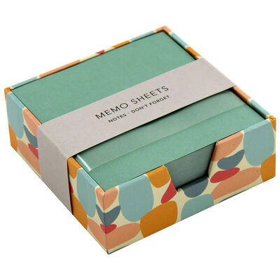 Mini Memo Cube Muted Shapes From 1.00 GBP | The Works