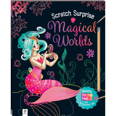 Scratch Surprise Magical Worlds By Hinkler Books | The Works