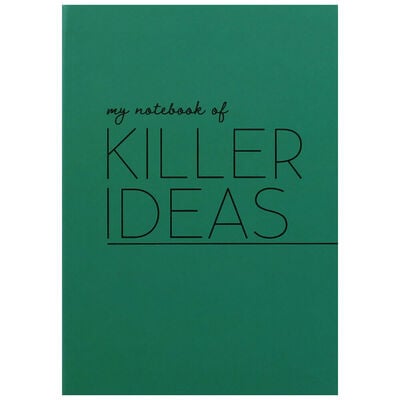 A5 Green Killer Ideas Notebook From 2.00 GBP | The Works