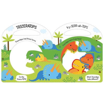 Dinosaurs Cut Out Board Book By Make Believe Ideas | The Works