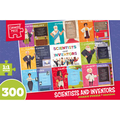 Scientists and Inventors 300 Piece Jigsaw Puzzle From 0.50 GBP | The Works
