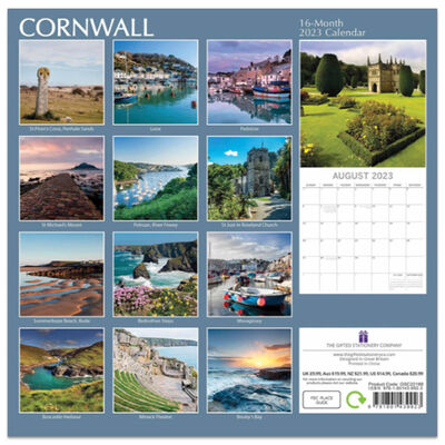 Cornwall 2023 Square Calendar From 0.50 GBP | The Works