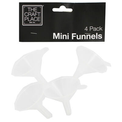 Mini Craft Funnels - 4 Pack From 0.10 GBP | The Works