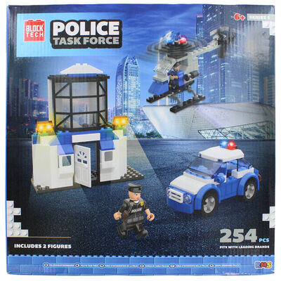 Block Tech Police Force: 220 Piece Set From 7.00 GBP | The Works