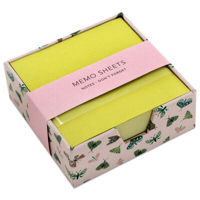 Mini Memo Cube Butterflies From 2.00 GBP | The Works