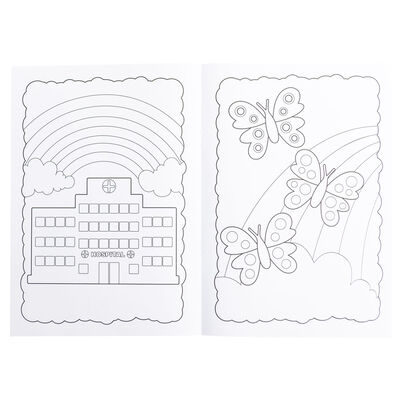 rainbow brite coloring book page