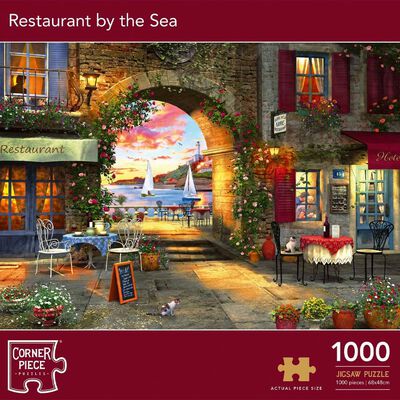 Restaurant by the Sea 1000 Piece Jigsaw Puzzle From 4.50 GBP | The Works