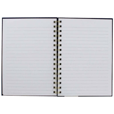 A5 Navy Star Wiro Notebook From 2.00 GBP | The Works