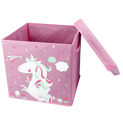 Glow in the Dark Unicorn Storage Box From 0.50 GBP | The Works