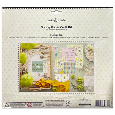 Spring Paper Craft Kit: 130 Pieces From 1.00 GBP | The Works
