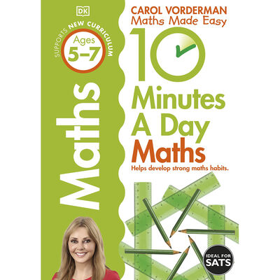 10 Minutes A Day: Maths By Carol Vorderman | The Works
