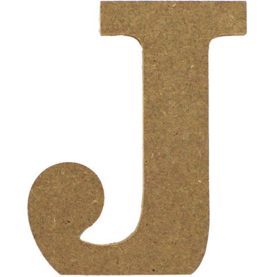 Small MDF Letter J From 0.50 GBP | The Works