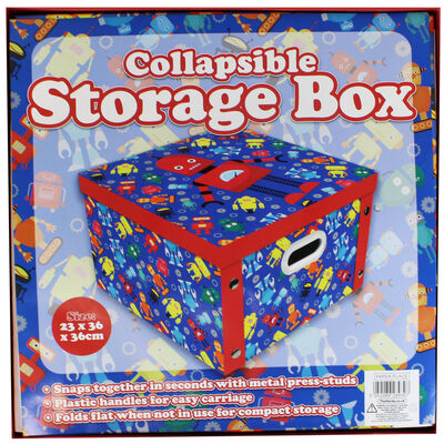 Robot Collapsible Storage Box From 0.50 GBP | The Works