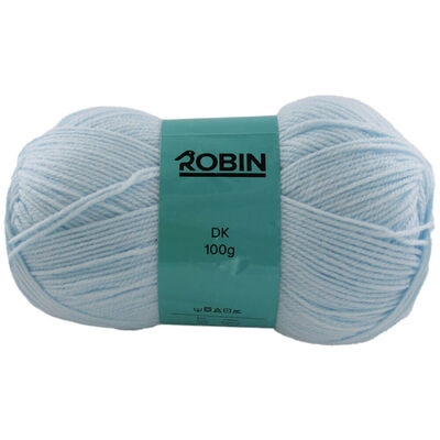 Robin DK: Powder Blue Yarn 100g From 2.00 GBP | The Works
