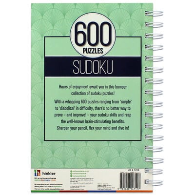 Sudoku: 600 Puzzles By Hinkler | The Works