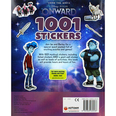 Disney Onward 1001 Stickers From 0.50 GBP | The Works