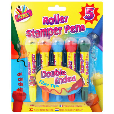 Roller Stamper Pens: Pack of 5 From 1.00 GBP | The Works