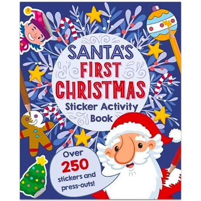 Santa's First Christmas Sticker Activity Book By Igloo Books | The Works