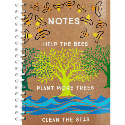 A4 Save The Bees Notebook From 0.50 GBP | The Works